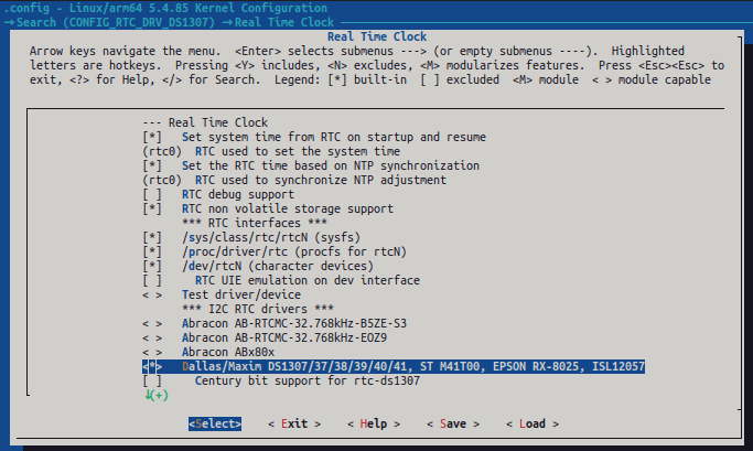 Variscite Kernel Configuration Guide